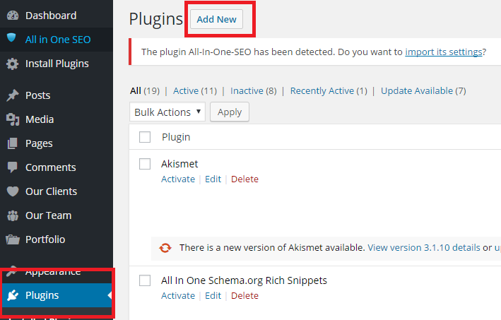 Add Contact Form in WordPress using Contact Form 7 Plugin